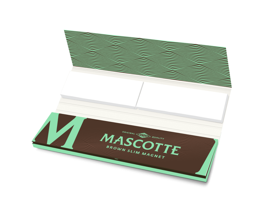 Mascotte Lange Vloei + Tips Brown - Wapshop.nl